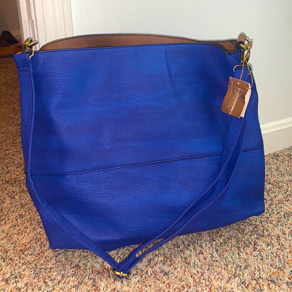 Francesca's Collections | Bags | Nwt Francescas Royal Blue Big Satchel ...